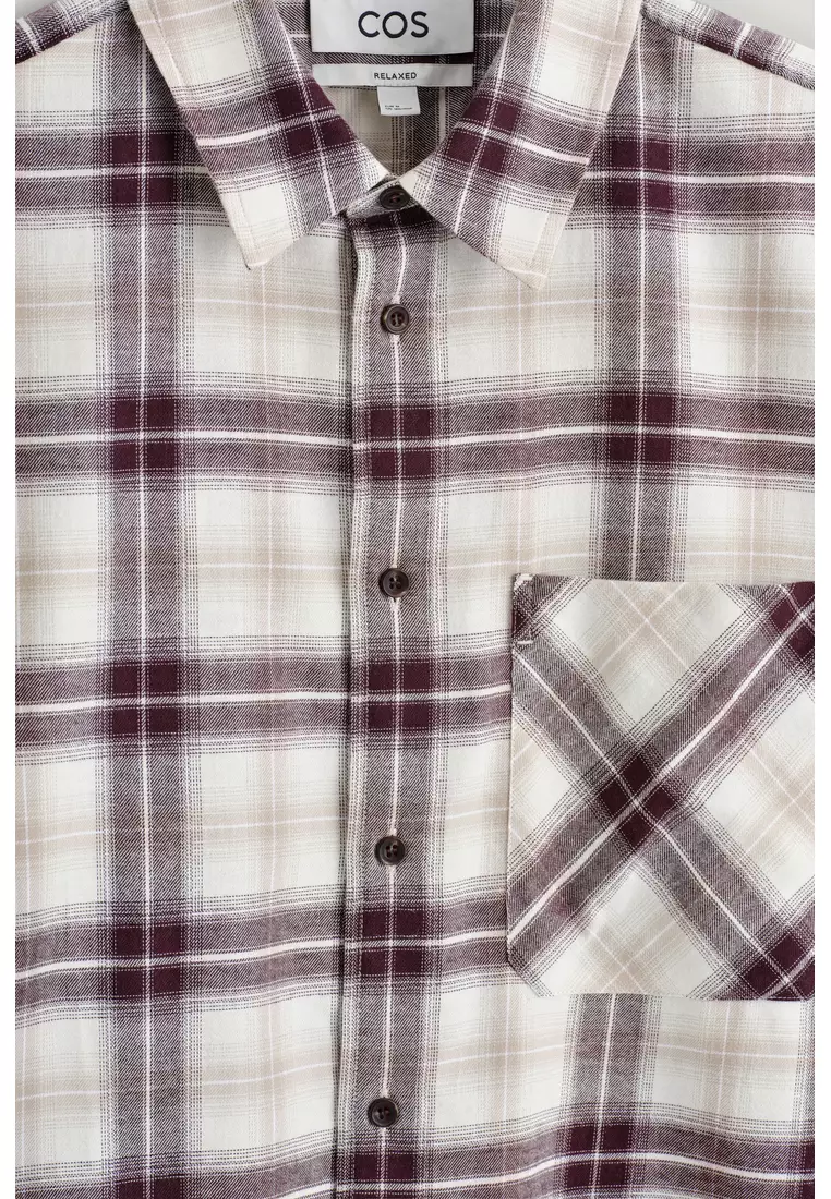 Buy COS CHECKED PIMA COTTON SHIRT 2026 Online | ZALORA