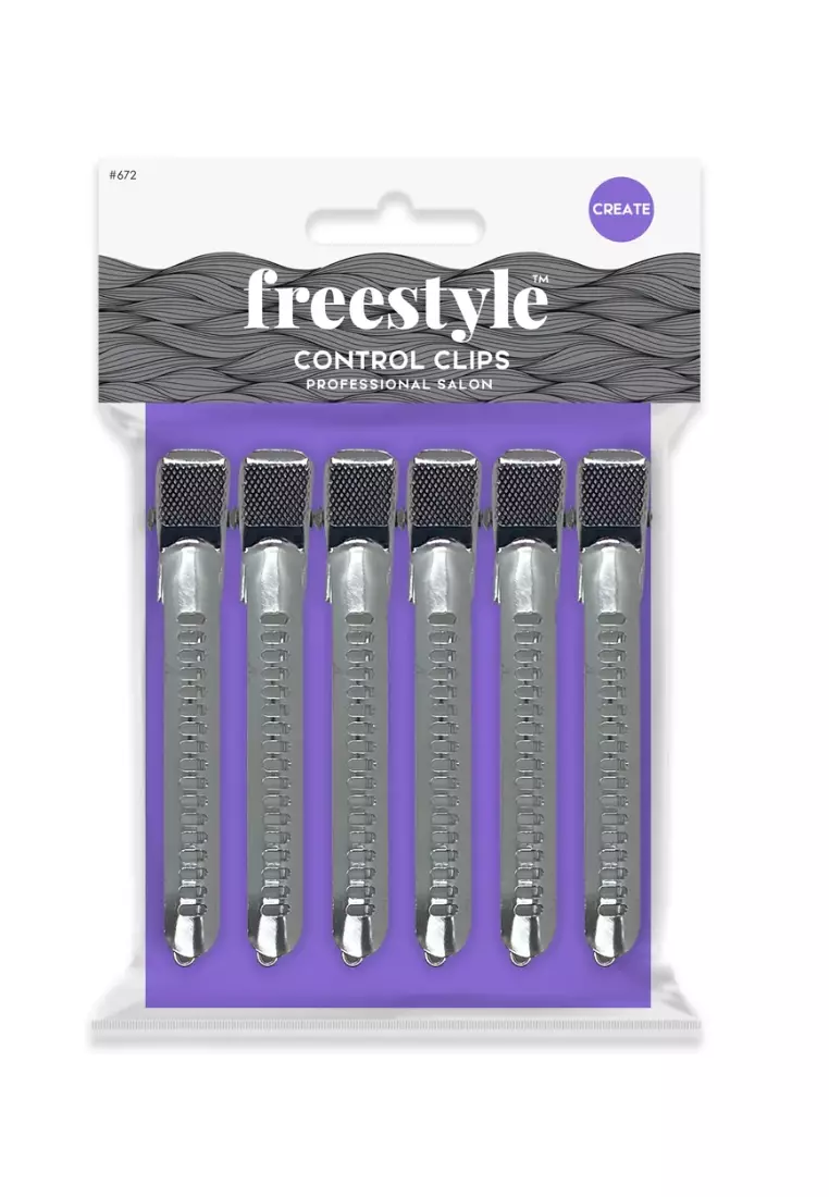Buy Freestyle Freestyle Home Salon-Profesional Control Clips 6PC [FS817 ...