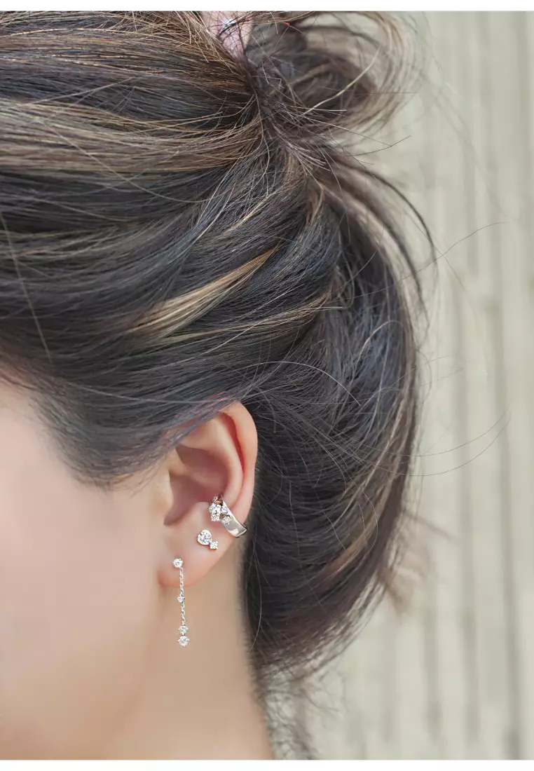 Buy mori Cluster diamond ear cuff Online | ZALORA Malaysia