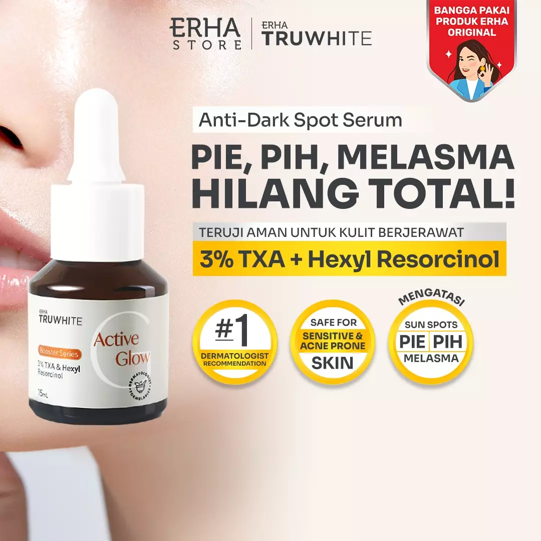 Jual Erha ERHA Truwhite 3% Txa & Hexyl Resorcinol Active Glow Booster ...