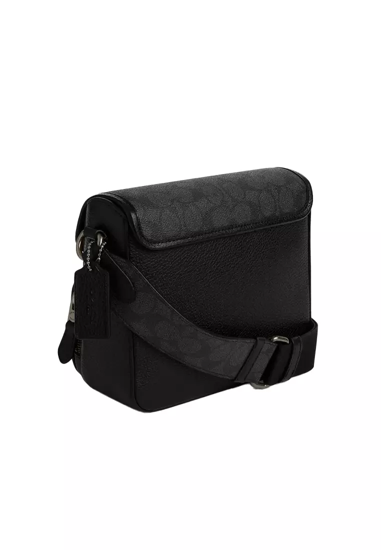 Buy Coach Sullivan Flap Crossbody Bag In Signature Canvas CZ396 2025 ...