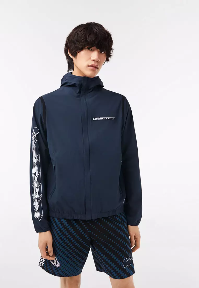 Buy Lacoste Men’s Lacoste Recycled Polyamide Short Track Jacket Online ...