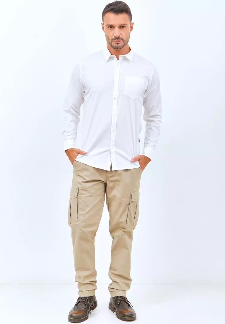 Jual Emba Classic Emba Classic Phantom White Plain Shirt Original 2025 ...