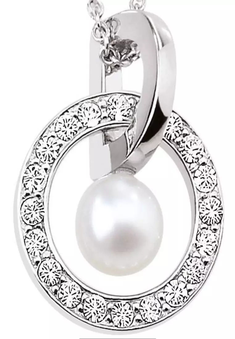 Buy MISAKI MONACO Socurl Cultured Pearl Pendant 2025 Online | ZALORA ...