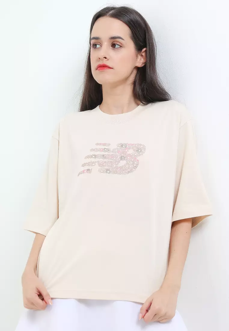 Buy New Balance Flower Logo Crew Online | ZALORA Malaysia