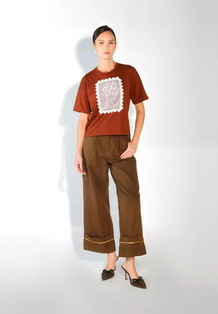 Buy Plains & Prints Sari-Sari Binibini Short Sleeve Shirts Top 2026 Online | ZALORA Philippines