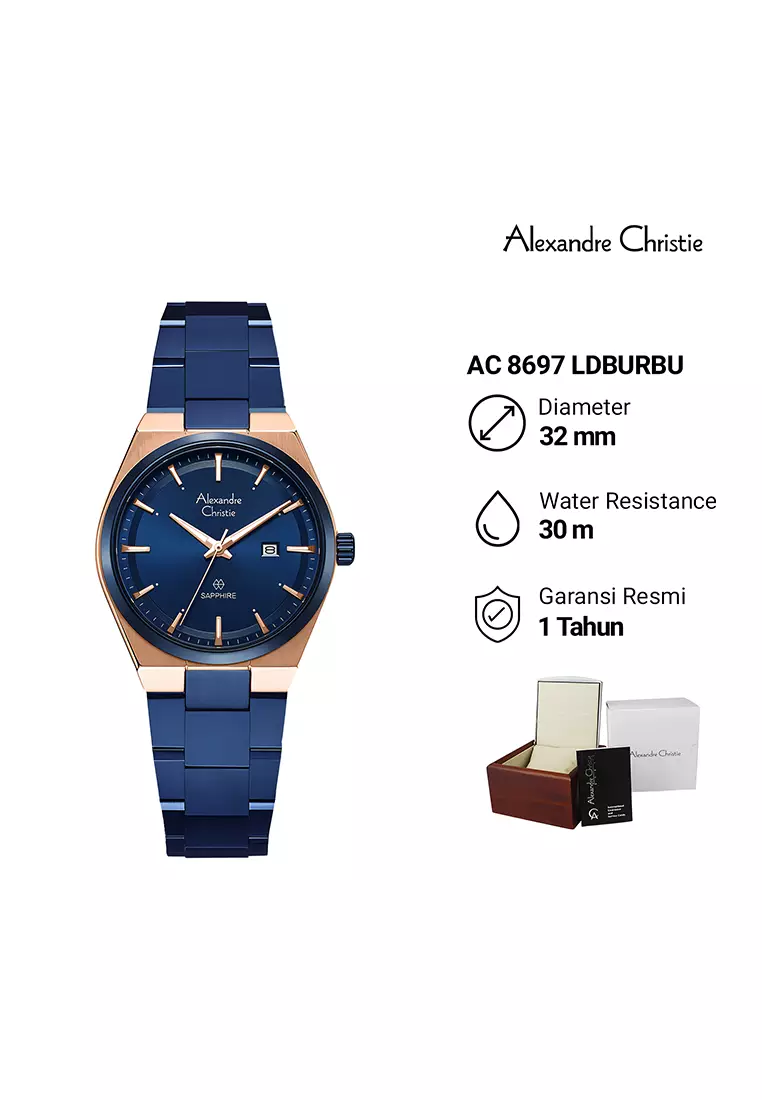 Jual Alexandre Christie Alexandre Christie Sapphire Jam Tangan Analog ...