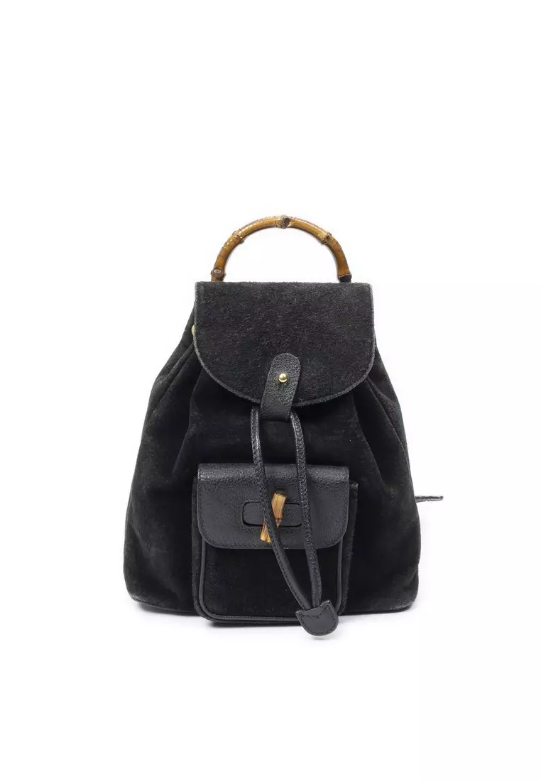 Buy Gucci Pre-Loved Mini Bamboo Backpack Online | ZALORA Malaysia