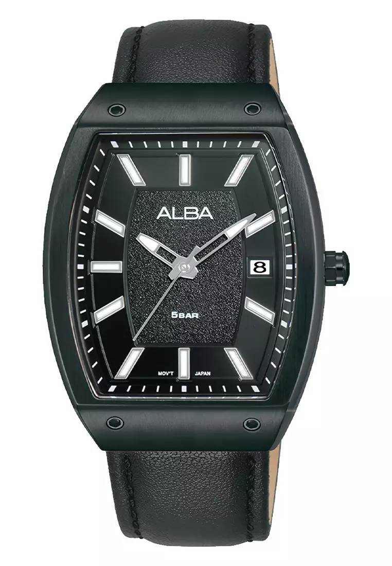 Jual Alba Jam Tangan Pria Alba Active AG8M81X1 Stardust Black Dial ...
