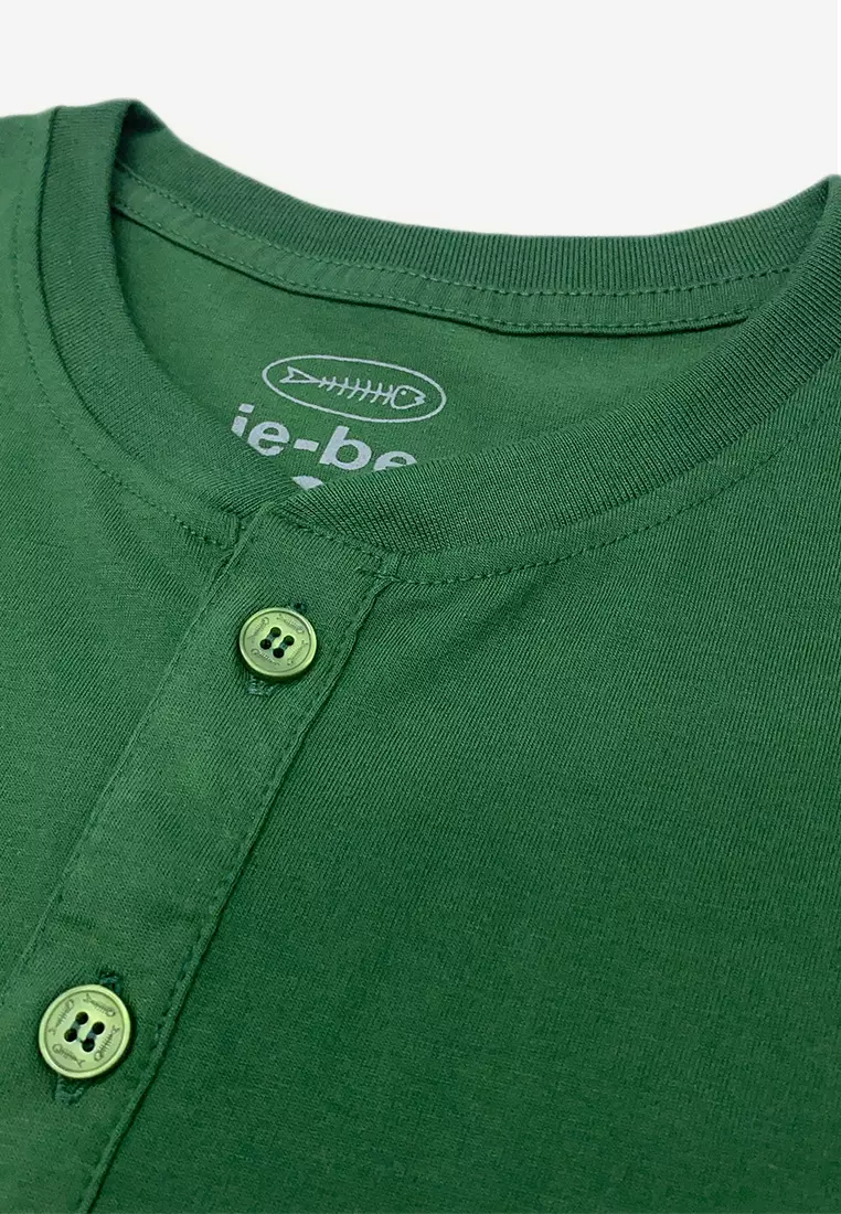 Jual IEBE Kaos Polos IEBE J1BM6006 Kancing Green Army Original 2024 ...