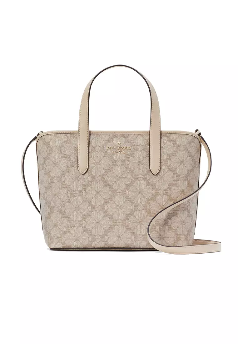 Buy Kate Spade Signature Spade Flower Mini Tote Dark Beige Multi KH425 ...