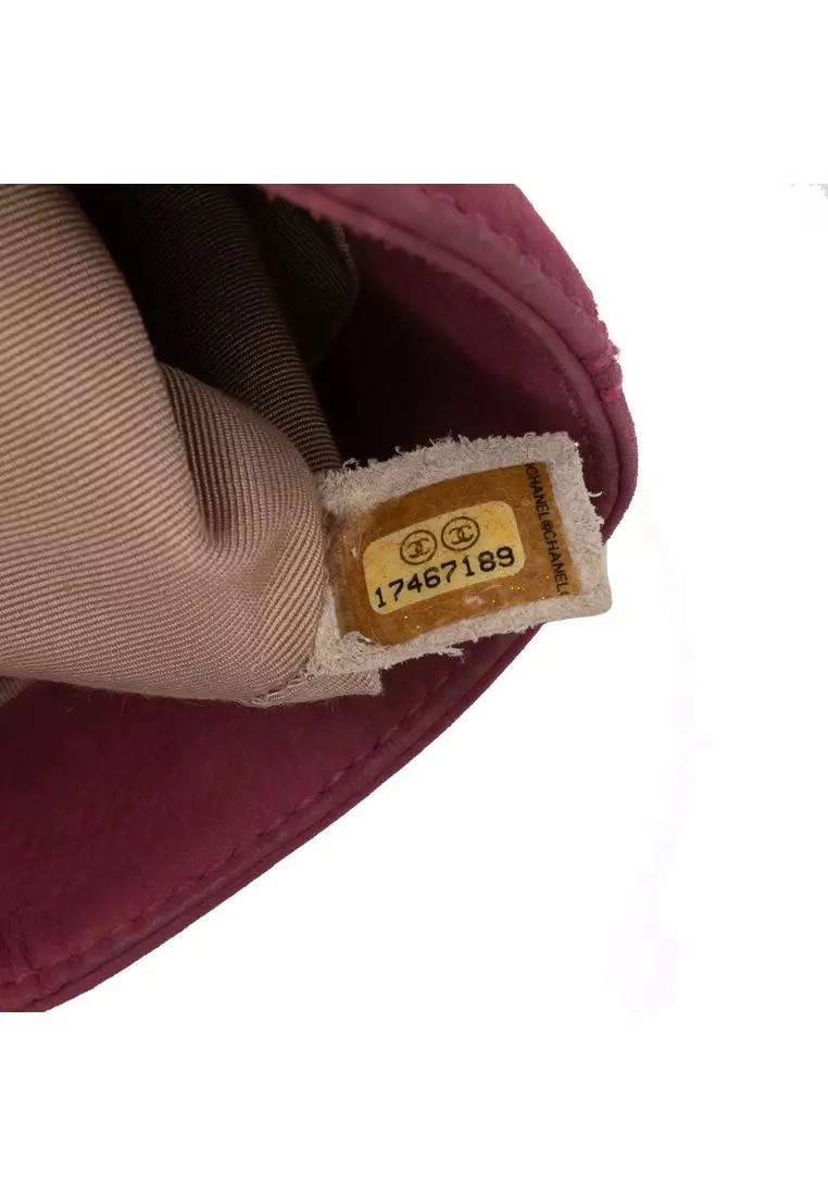 Buy CHANEL Pre-Loved Chanel Mini Quilted Nubuck Trianon Messenger Flap ...