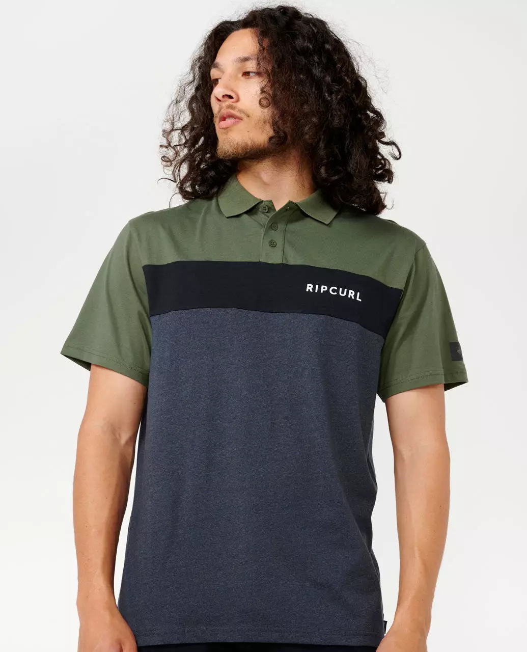 Jual Rip Curl Rip Curl Men Undertow Panel Polo Top - Dark Olive Original 2025 | ZALORA Indonesia