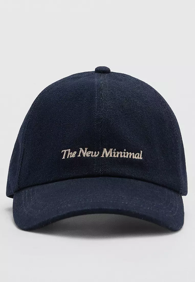 Jual Mango Embroidered Message Cap Original 2024 | ZALORA Indonesia