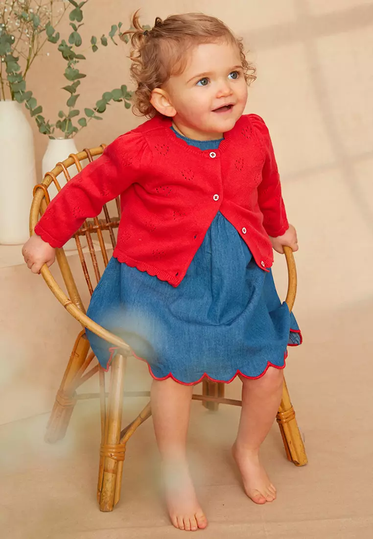 Buy Sergent Major Openwork Heart Cardigan 2025 Online | ZALORA