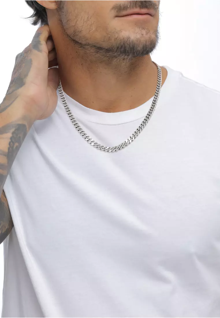 Buy Kuzzoi Necklace Men Curb Chain Basic 2026 Online | ZALORA