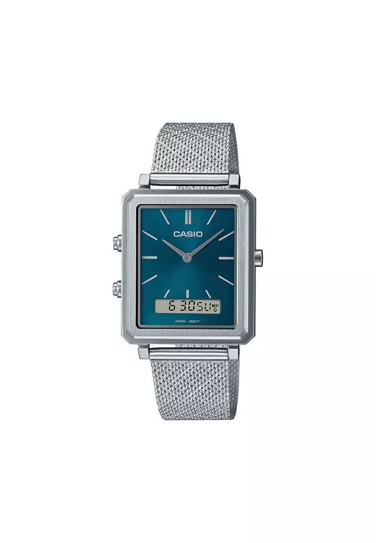 Buy Casio Watches Casio Men's Analog-Digital Watch MTP-B205M-3E Green ...