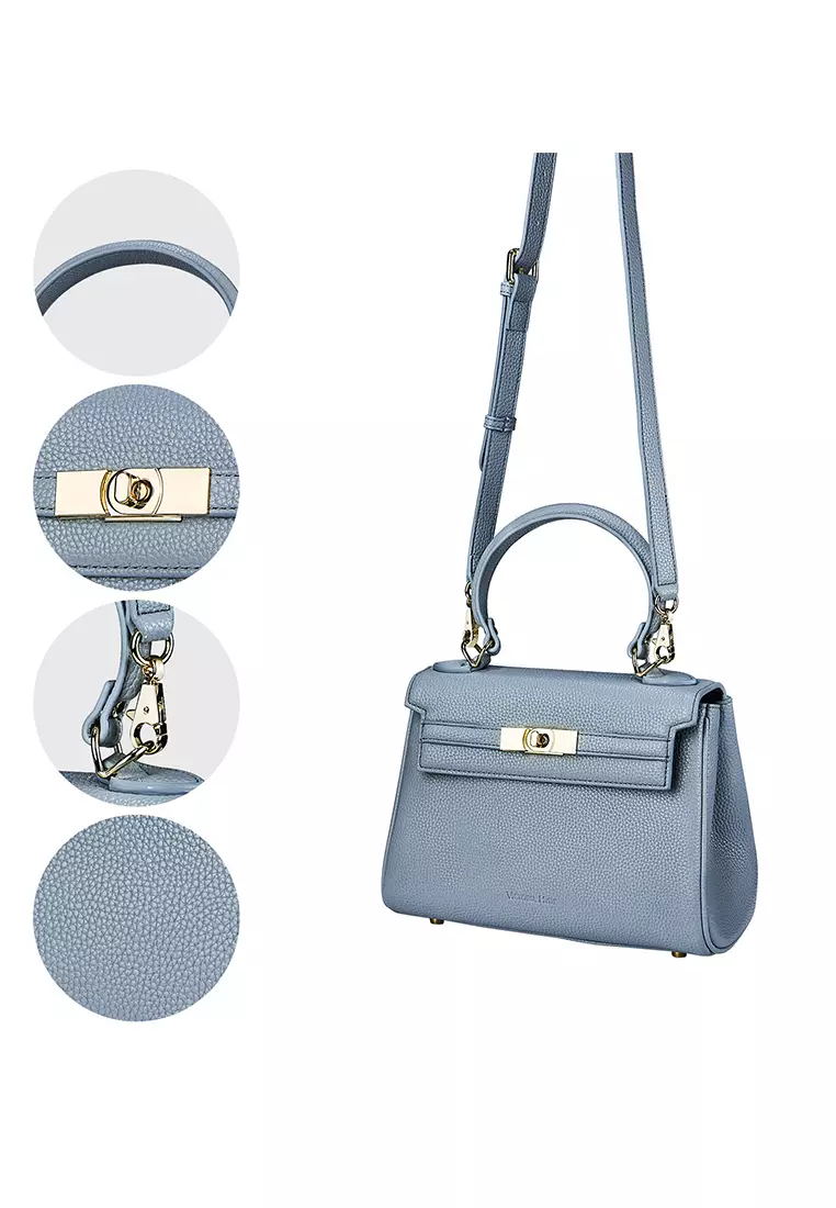 Buy Victoria Hyde London Small Leather Top Handle Bag, Victoria S ...