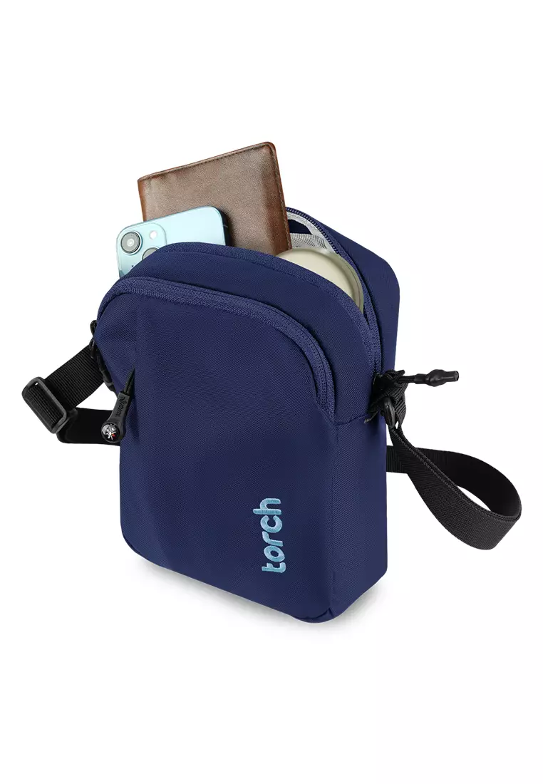 Jual TORCH.ID Torch Gifu Mini Navy Sling Bag Original 2025 | ZALORA ...