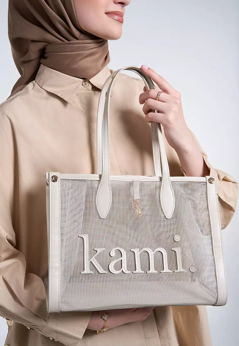 Jual KAMI Kami Net Bag Accessories Ivory Original 2024 | ZALORA Indonesia