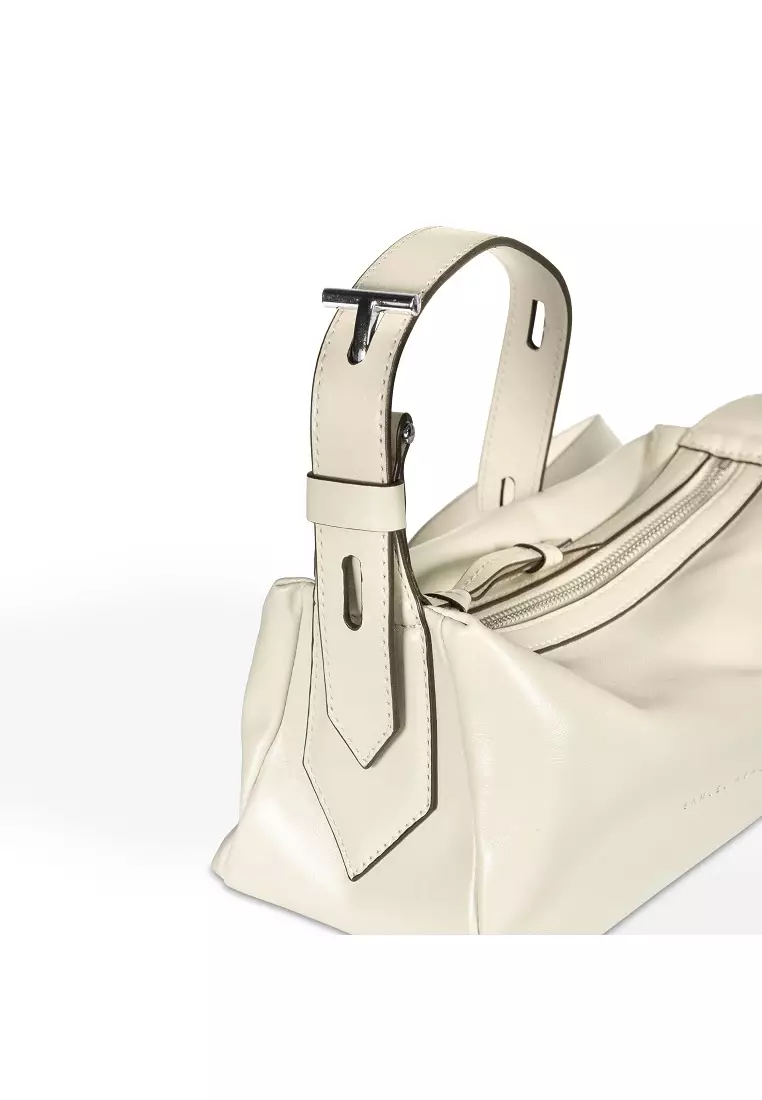 Buy Samuel Ashley Lumii Mini Leather Crossbody Bag - Ivory 2025 Online ...