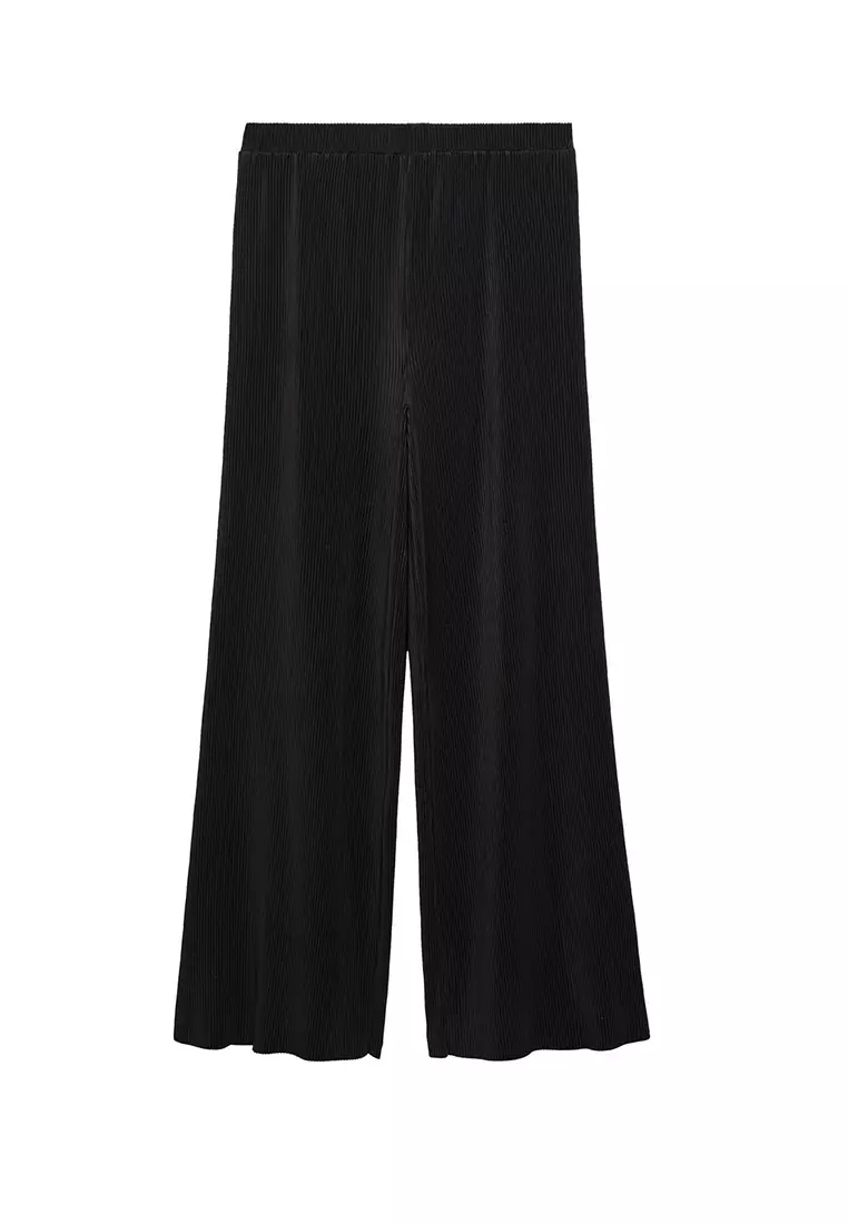 Buy Mango Pleated Palazzo Trousers 2025 Online Zalora
