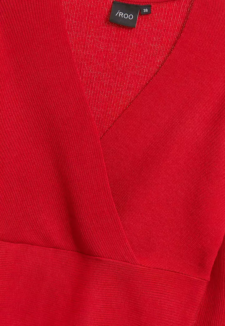 Buy iROO V-neck Knitted Top Online | ZALORA Malaysia