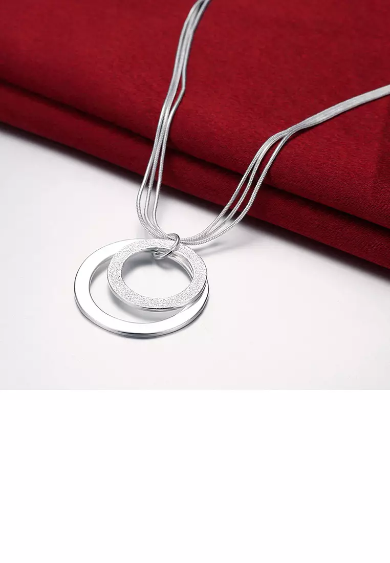 Buy Mooclife Simple Round Pendant with Necklace 2025 Online | ZALORA ...