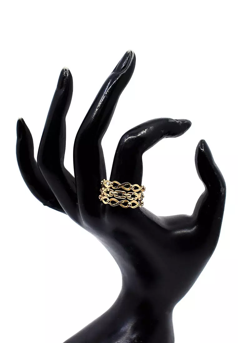 Buy CEBUANA LHUILLIER JEWELRY 18K Italian Made Yellow Gold Lady Ring ...