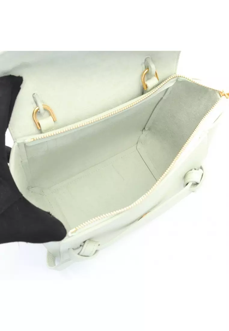 Buy Celine Pre-Loved Celine BELT BAG NANO belt bag Nano Handbag leather ...