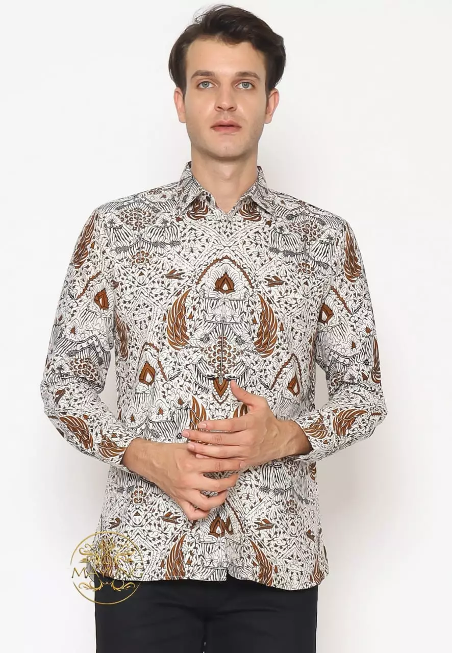 Jual Batik Mayung Ningrat Kemeja Batik Pria Premium Slimfit Modern ...