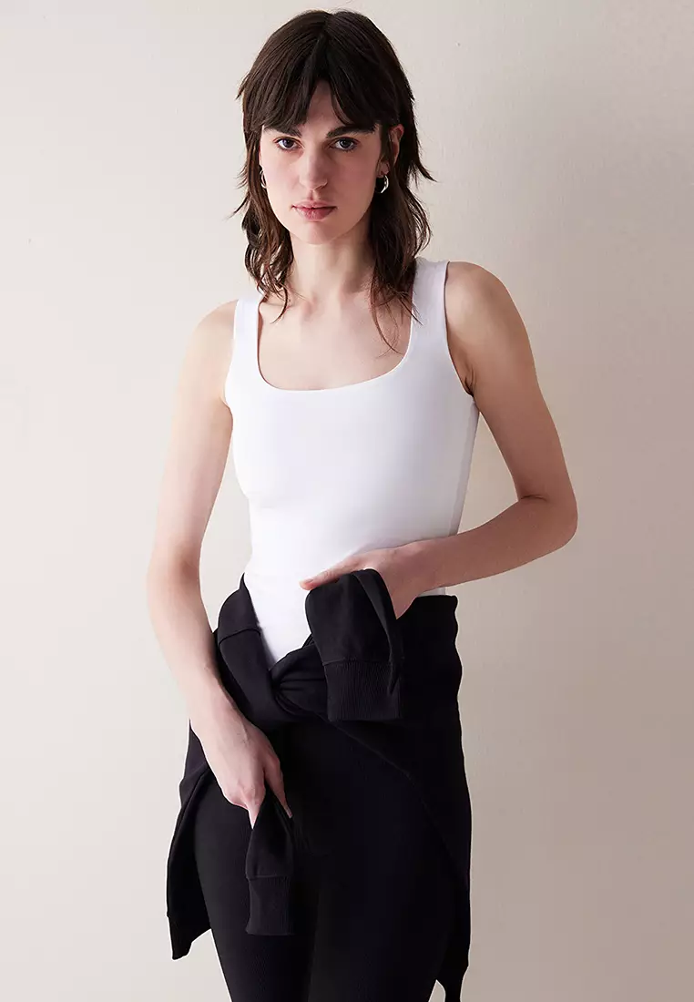 Buy Penti Square Neck Top 2025 Online | ZALORA Philippines