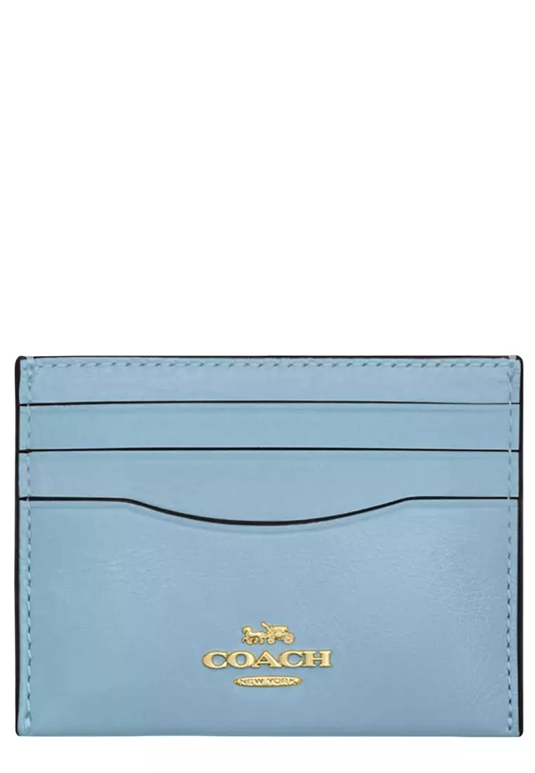 Buy Coach Slim Id Card Case - Powder Blue CBL81 Online | ZALORA Malaysia