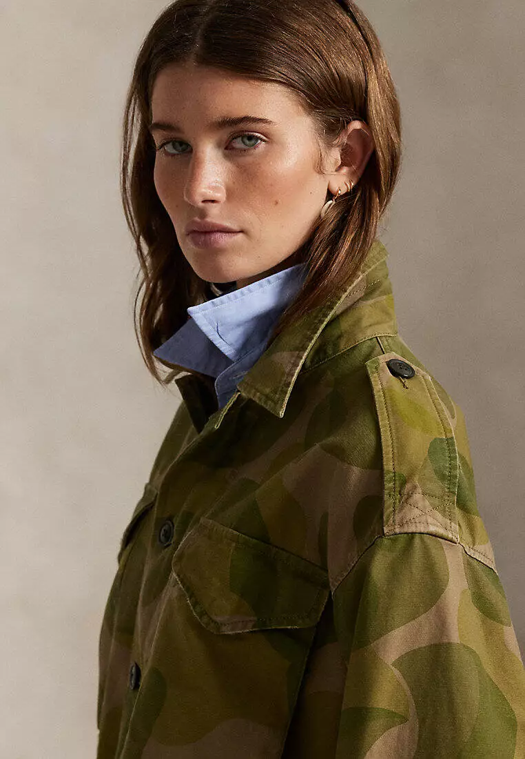 Buy Polo Ralph Lauren Print Cropped Field Jacket 2025 Online | ZALORA