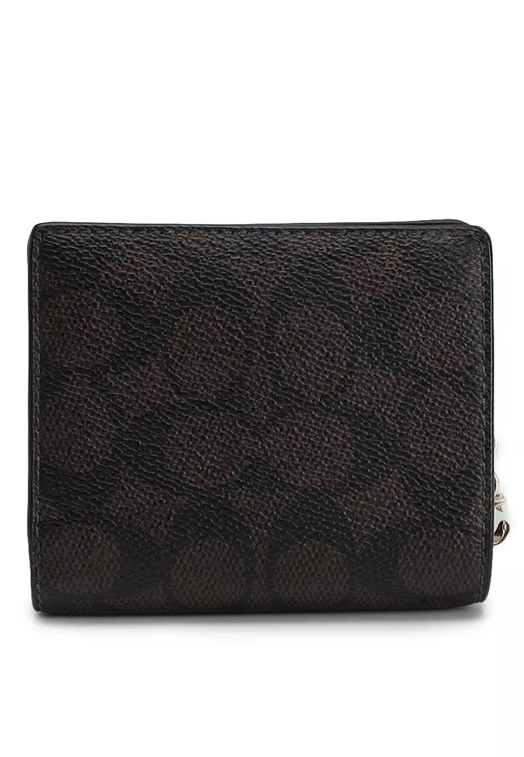 Coach Snap Wallet in Signature Canvas (me) 2025 | Buy Coach Online ...