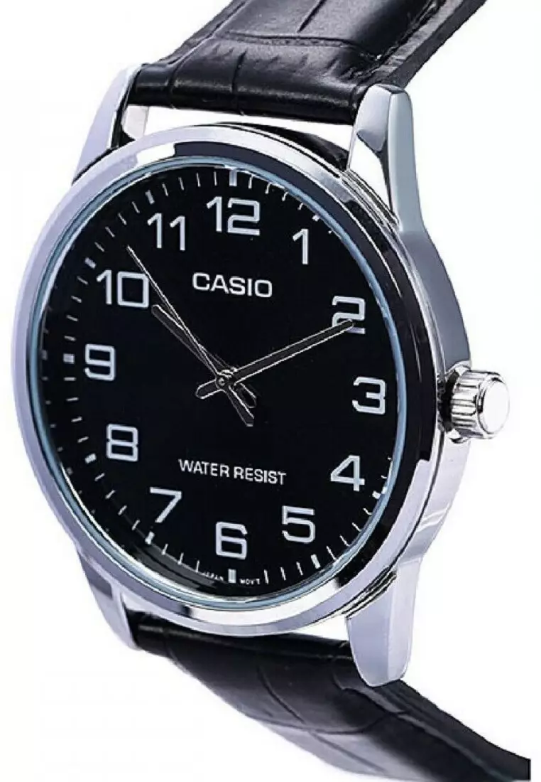 Jual CASIO Casio Original Analog Mens Watch Jam Tangan Strap Kulit ...