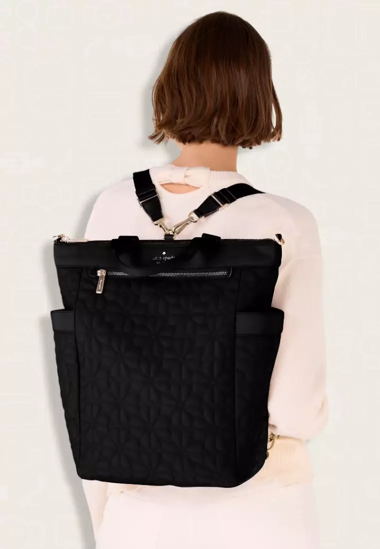Jual Kate Spade Kate Spade Spade Flower Quilted Fabric Convertible ...