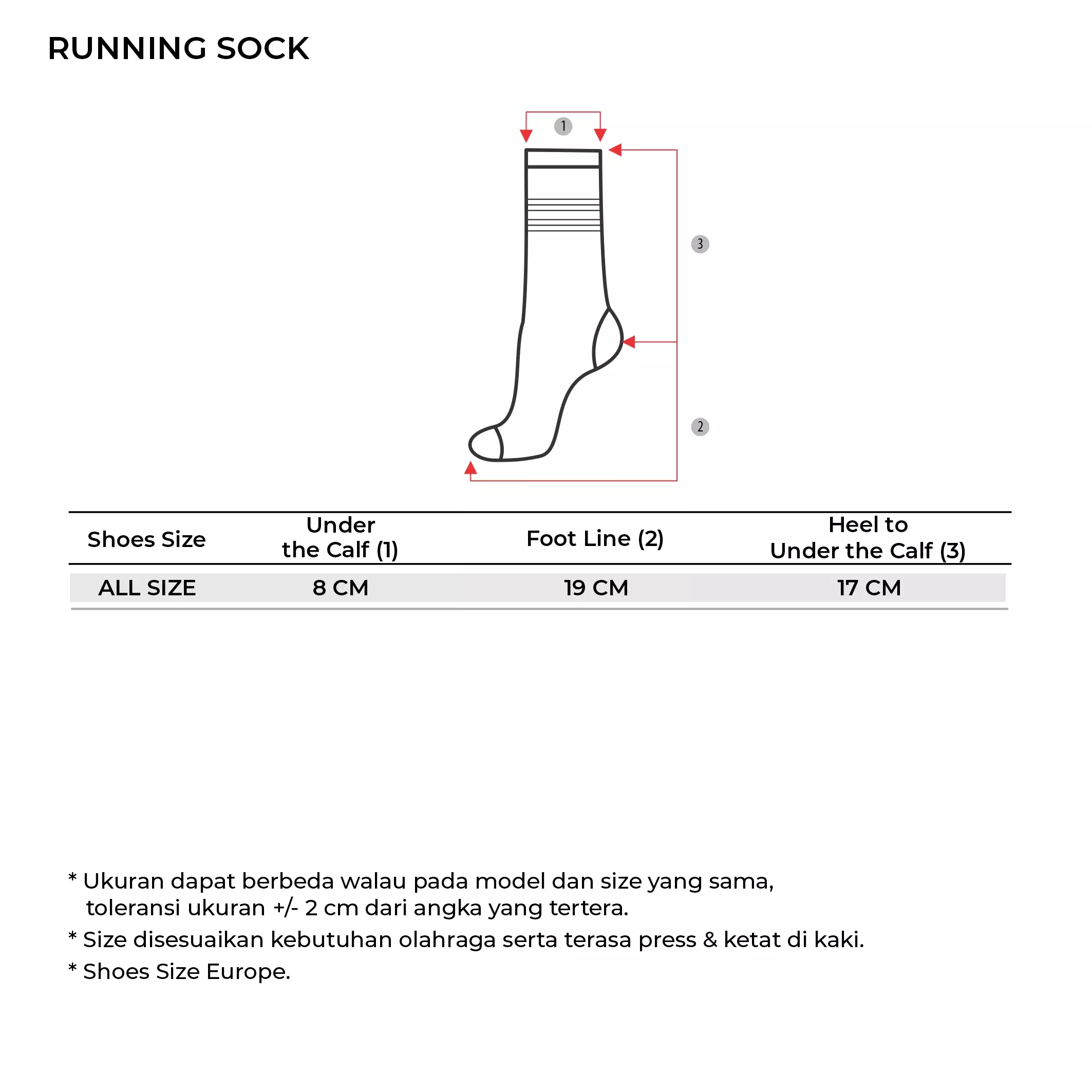 Jual Tiento Tiento Socks Kaos Kaki Olahraga Pria Wanita Futsal Running ...