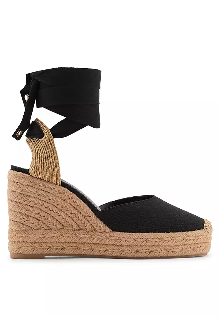 Buy Mango Combined Tied Wedges Online | ZALORA Malaysia