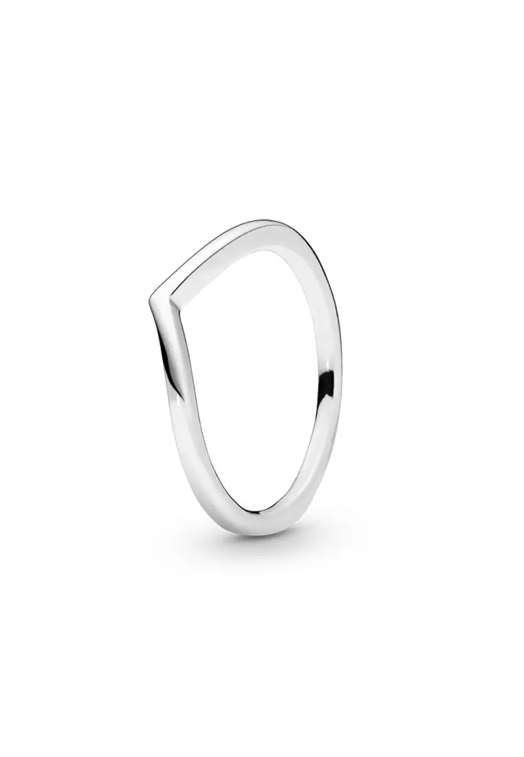 Buy PANDORA Pandora Wishbone Silver Ring Online | ZALORA Malaysia