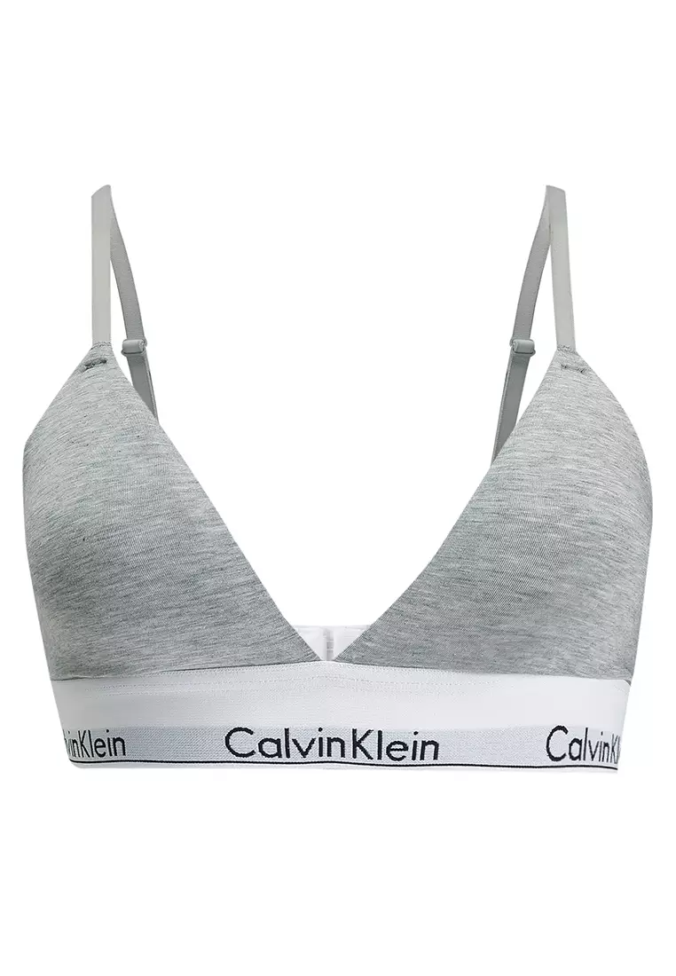 CALVIN KLEIN Modern Cotton Lightly Lined Triangle Bralette - Calvin ...
