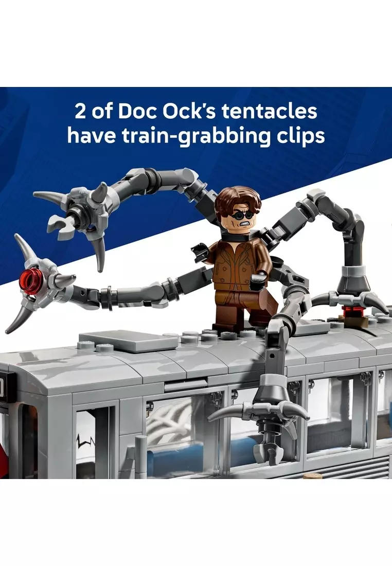 Buy LEGO® Super Heroes 76321 Spider-Man vs. Doc Ock Subway Train Scene ...