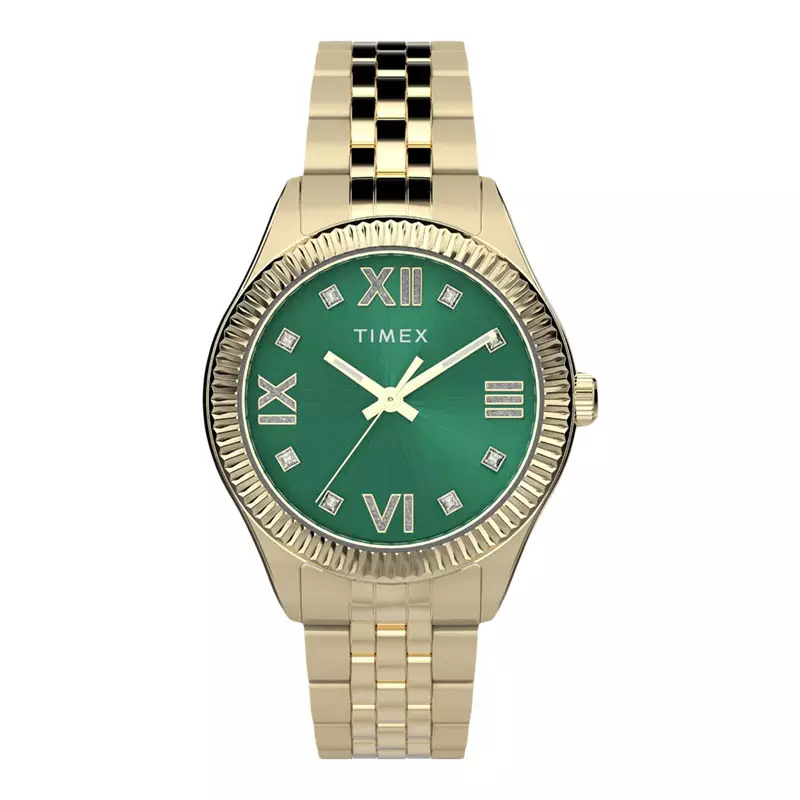 Jual TIMEX Jam Tangan Wanita Timex Legacy TW2V45500 Ladies Green Dial ...