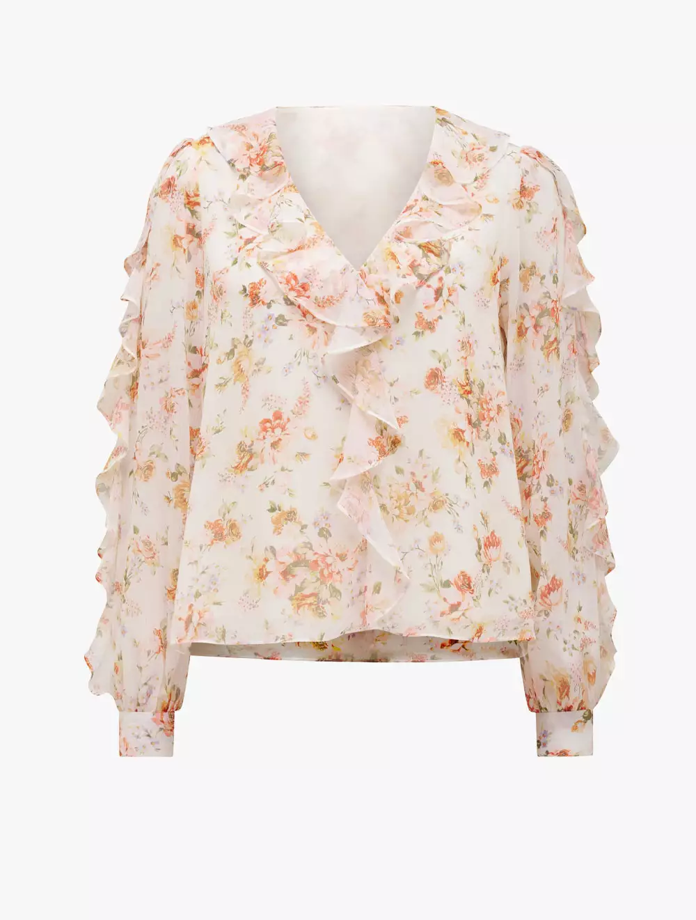 Jual Forever New Novi Ruffle Front Blouse Original 2025 | ZALORA ...