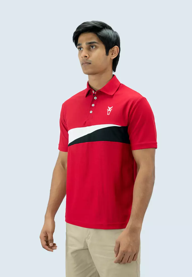 Buy AMNIG Men Swift Polo (Tango Red/Black) 2025 Online | ZALORA