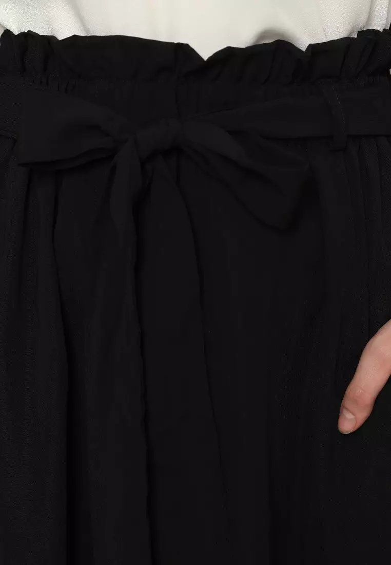 Jual FAME FAME - Rok Flowy Wanita Panjang Hitam - 9310110 Original 2024 ...