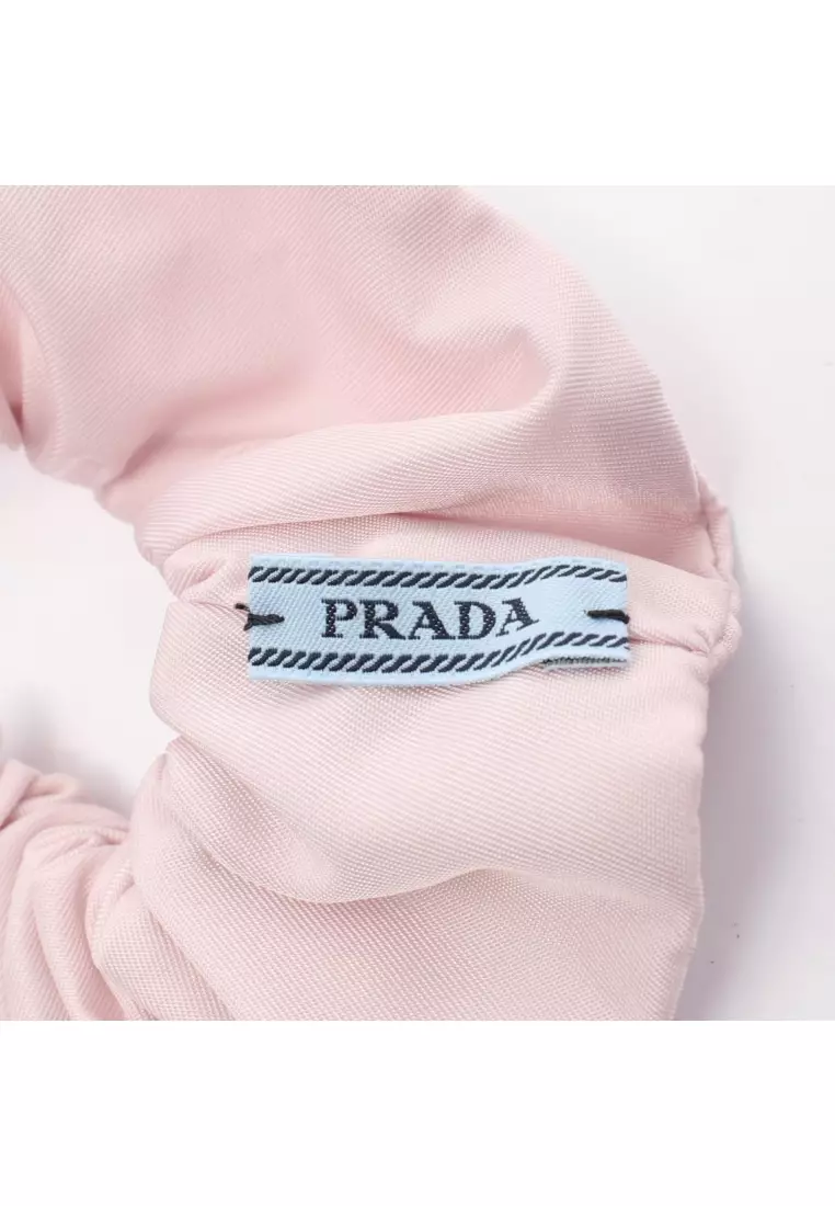 線上選購 Prada Pre-Loved Prada Re-Nylon scrunchie hair accessory Nylon ...