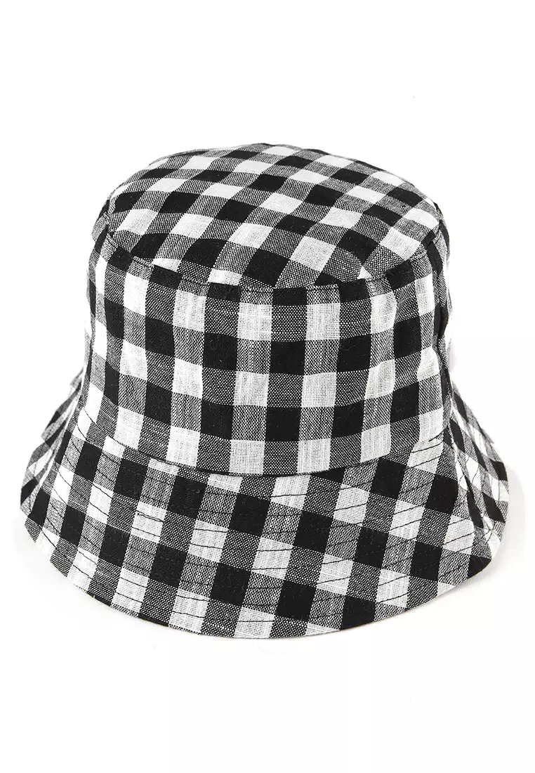 Jual Urban State Checkered Bucket Hat Original 2025 | ZALORA Indonesia