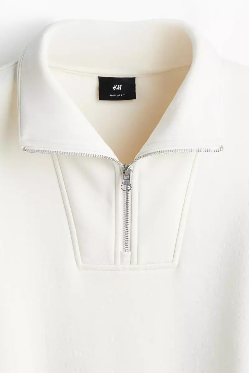 Buy H&M Regular Fit Zip-top sweatshirt 2025 Online | ZALORA