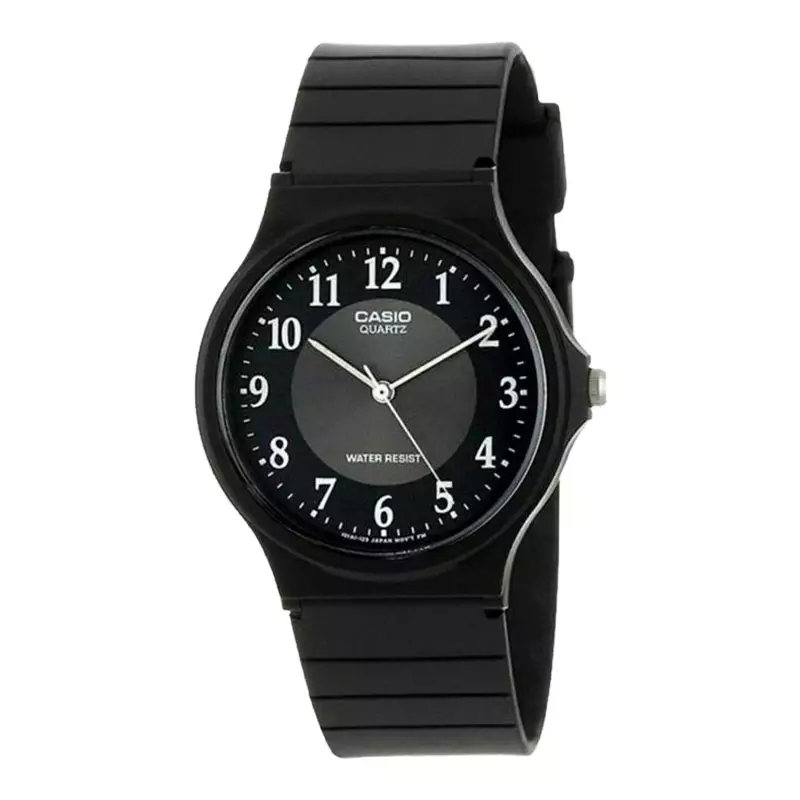 Jual Casio Jam Tangan Pria Casio General MQ-24-1B3LDF Classic Man Black Dial Black Resin Band ...